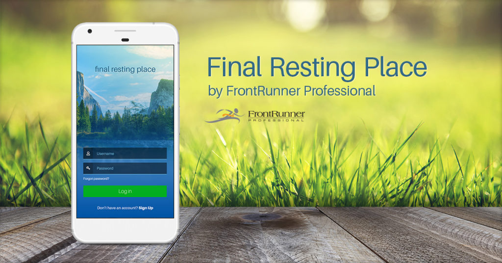 FrontRunner Unveils its New 'Final Resting Place', GPS Enabled App ...