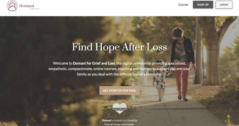 The Domani Group Unveils a New Aftercare & Grief Therapy Service ...