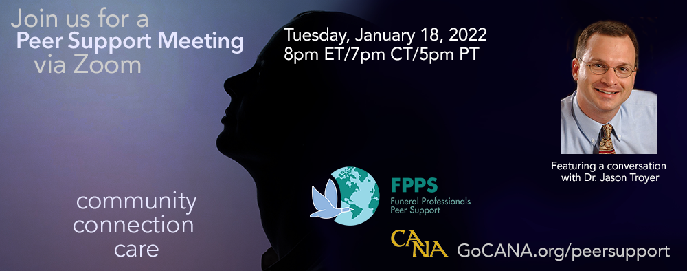 Peer Support Meeting with Dr. Jason Troyer | Connecting Directors