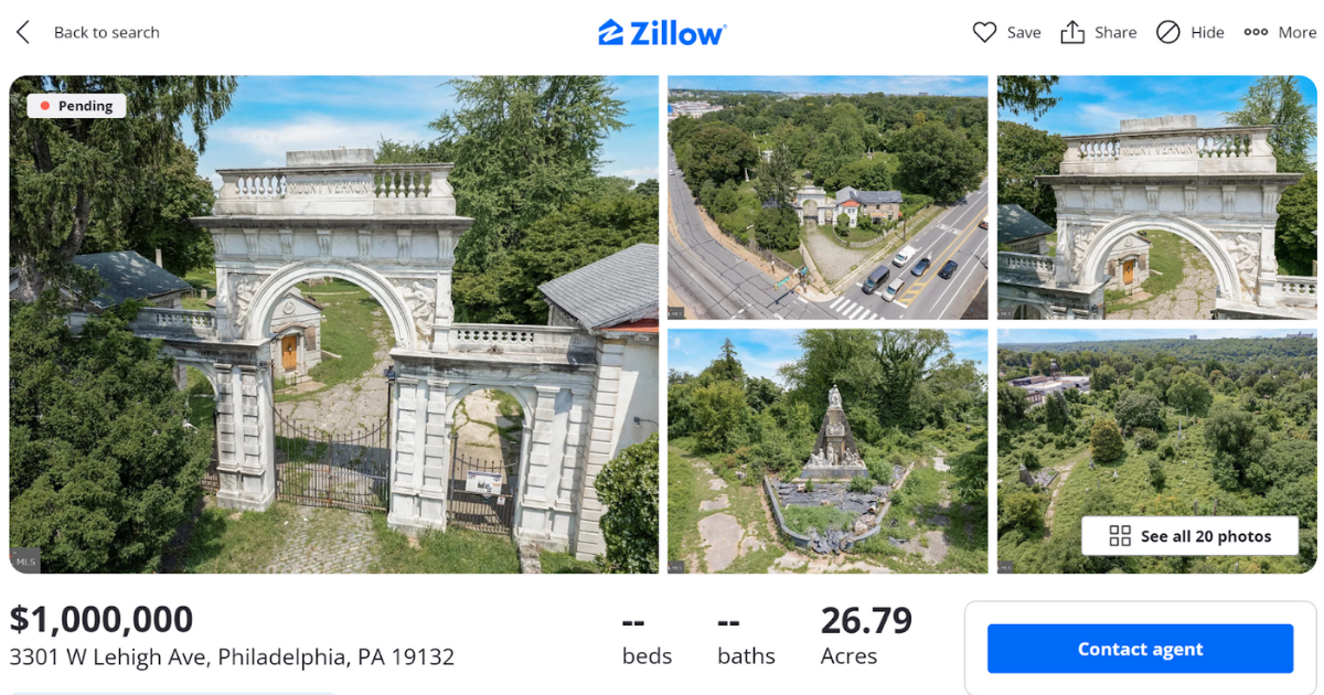 One Cemetery’s Wild Ride from $1 Million “Zillow Gone Wild” Listing to $1 Sale to Green Burial ...